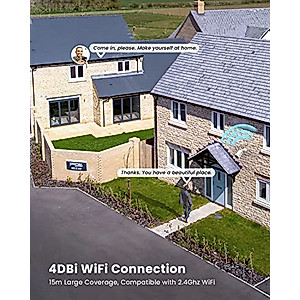 ieGeek Security Cameras Wireless Outdoor, 2K Outdoor Security Cameras with Spotlight & Siren, Wireless Surveillance Cameras for Home Security, 3MP Color Night Vision/2-Way Talk/IP65/PIR/Cloud/SD