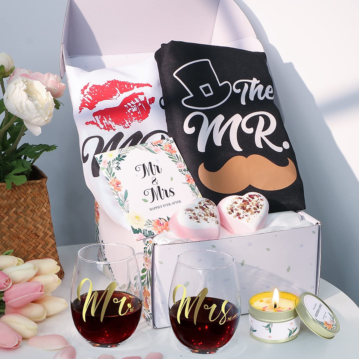 Wedding Gifts Engagement Gifts for Couples, Valentines Day Gifts for Her Him Bridal Shower Gifts For Bride, Unique Anniversary Married Valentine Couples Gifts