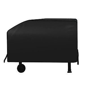 Unicook 28 Inch Griddle Cover for Blackstone and Nexgrill Cooking Station, Outdoor Flat Top BBQ Grill Cover with Sealed Seam, Heavy Duty Waterproof Fade Resistant, Black