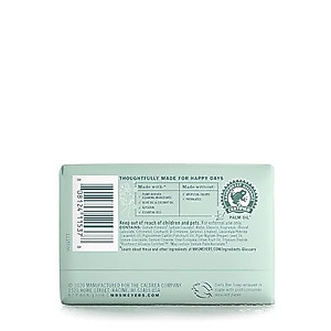 MRS. MEYER'S CLEAN DAY Bar Soap, Use as Body Wash or Hand Soap, Made with Essential Oils, Birchwood_, 5.3 oz, 4 Bars