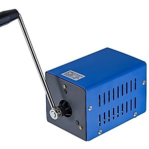 20W Portable Generator Manual Power Supply for Camping Off-grid Emergency Backup Hand Crank USB Charger