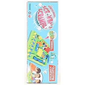 TOMY Games Screwball Scramble Marble Run Game for Kids - Timed Marble Maze Kids Games - Cooperative Board Games for Family Game Night - 1-4 Players - Ages 5 Years and Up