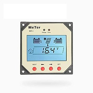EPEVER Meter MT-1 Remote with LCD Display for Solar Charge Controller EPIPDB-COM Series 10A/20A Dual Battery Solar Panel Charging System