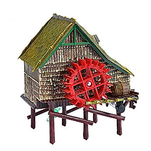Saim Windmill Live Action Aquarium Ornaments/Air Pump Aquarium Bubble Decorations