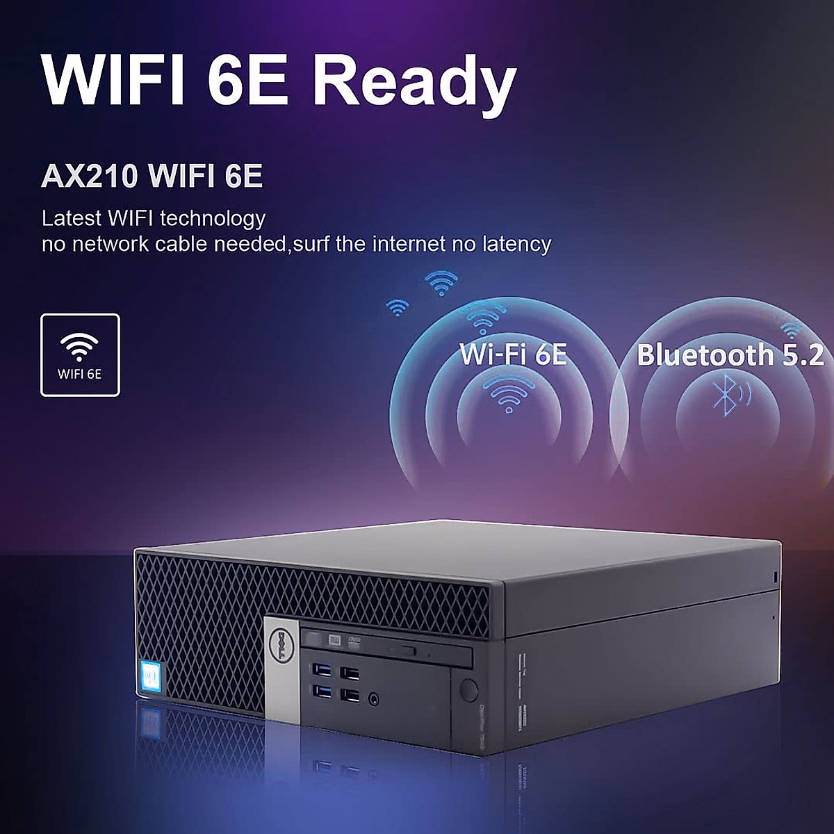 Dell Desktop Computer Windows 10 Pro OptiPlex 7040 i7 Refurbished Small Form Factor PC, i7-6700 3.40GHz,32GB Ram DDR4 New 1TB M.2 NVMe SSD,AX210 Built-in WiFi 6E, HDMI 3 Monitor Support (Renewed)