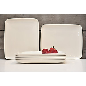 Red Vanilla Everytime White Large Oval Platter