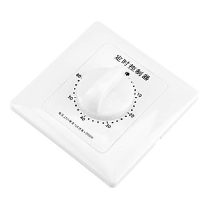 Mechanical Kitchen Timer, 220V Water Pump Timer Mechanical Countdown Indoor Intelligent Time Switch Control (60minutes)