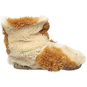 Little Blue House by Hatley unisex child Hi-top Slouch Animal Slipper Sock, Puppy, Small 5 - 7 US