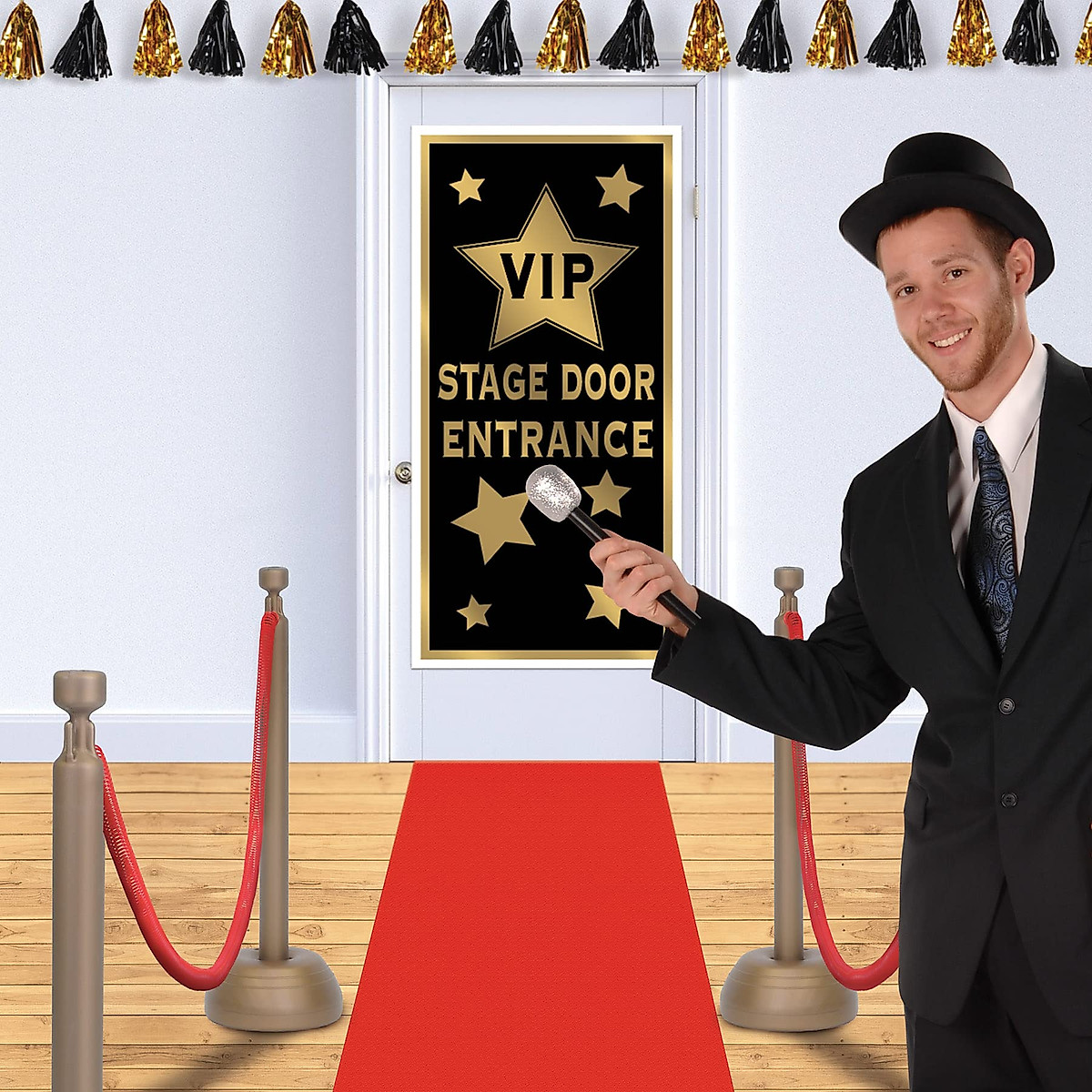 VIP Stage Door Entrance Door Cover Party Accessory (1 count) (1/Pkg)
