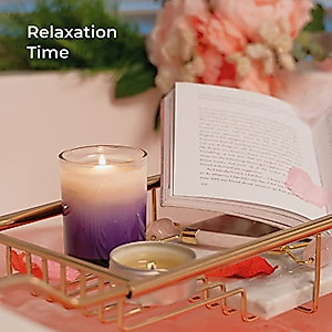 AROMEO Wood Wick Scented Candles Gift Set | Crackling Wood Wick Candles | Christmas Gifts | Candles Gifts for Women, Best Friends Gifts, Easter Gifts for Her, Birthday Gifts for Women