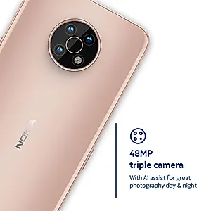 Nokia G50 5G | Android 11 | Unlocked Smartphone | US Version | 4/128GB | 6.82-Inch Screen | 48MP Triple Camera | Sand