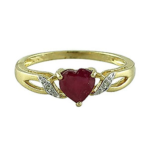 SGL Ruby 1.09 Carat Cocktail 925 Sterling Silver Anniversary Ring for Women Jewelry for Women