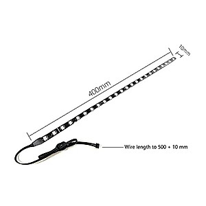 MuYiYi11 Lamp COOLMOON LED Light Strip Magnetic 40cm PC Computer CaseLight Bar with 4Pin RGB/5V ARGB for MotherboardLight Bar for Computer Peripherals