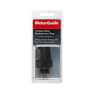 MotorGuide 8M0092065 Trolling Motor Replacement Plug — Medium Duty, Use with 16- to 8-Gauge Wire, Connects with Receptacle