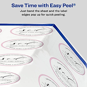 Avery Printable Round Labels with Sure Feed, 3/4" Diameter, Glossy Clear, 400 Customizable Labels (4222)