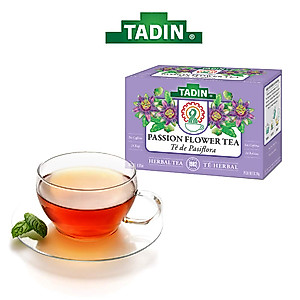 3 PACK Tadin Tea, Pasiflora - Passion Flower Tea, 72 Tea Bags - Relax Mind Muscle Pasiflora