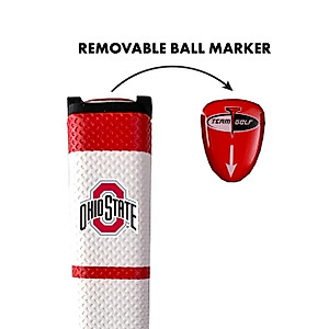 Team Golf NCAA OHIO ST Golf Putter Grip Team Golf NCAA Golf Putter Grip (Multi Colored) with Removable Ball Marker, Durable Wide Grip & Easy to Control