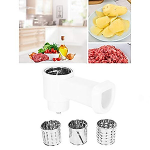 jerss Meat Grinder Head Parts Attachment Accessories Accessory Vegetable Cutter Self Locking Blender 5 for Kit Embedded Grinding Meat Cutter Head Meat Grinders