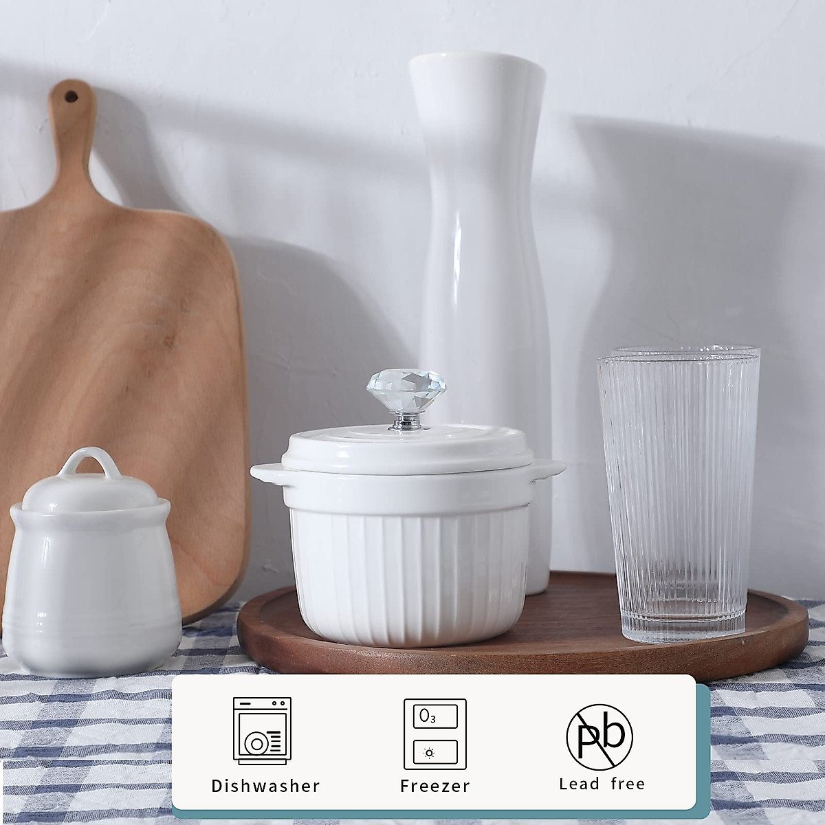 Bacon Grease Container Keeper with Crystal Lid and Strainer, 17 oz Ceramic Frying Oil Storage Can Container for Countertop (Silver)