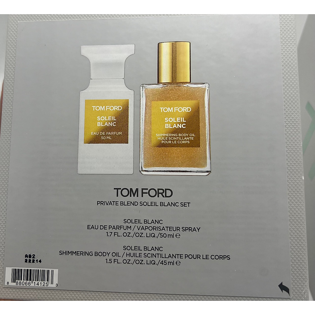 Tom Ford Private Blend Soleil Blanc 2 Piece Set - Eau De Parfum and Shimmering Body Oil