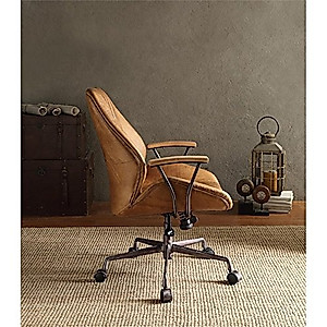 ACME Hamilton Executive Office Chair - 92412 - Coffee Top Grain Leather