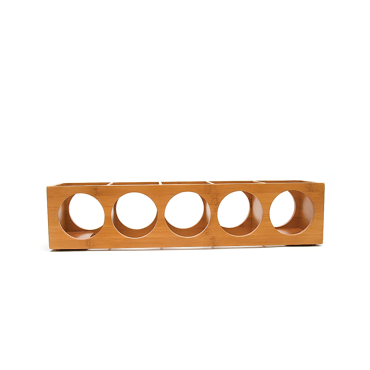 Lipper International 8305 Bamboo Wood Stackable 5-Bottle Wine Rack, 20-3/4" x 5-3/8" x 4-3/4"