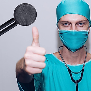 Ezyaid Disposable Stethoscope Covers, Non-Woven Cover for Stethoscope Head (Pack of 100)