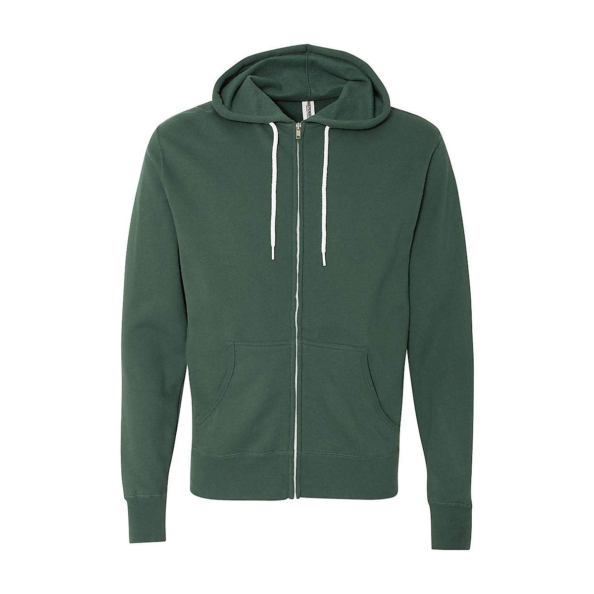 Independent Trading Co. - Lightweight Full-Zip Hooded Sweatshirt - AFX90UNZ - L - Alpine Green
