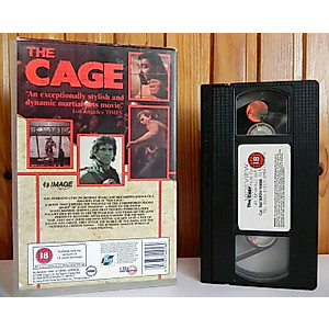 The Cage (1989) - Martial Arts Action - Large Box - Lou Ferrigno - Pal VHS