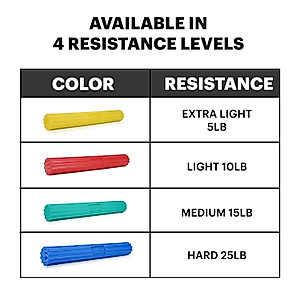 DMOOSE FITNESS Flex Bar (Red-Light)
