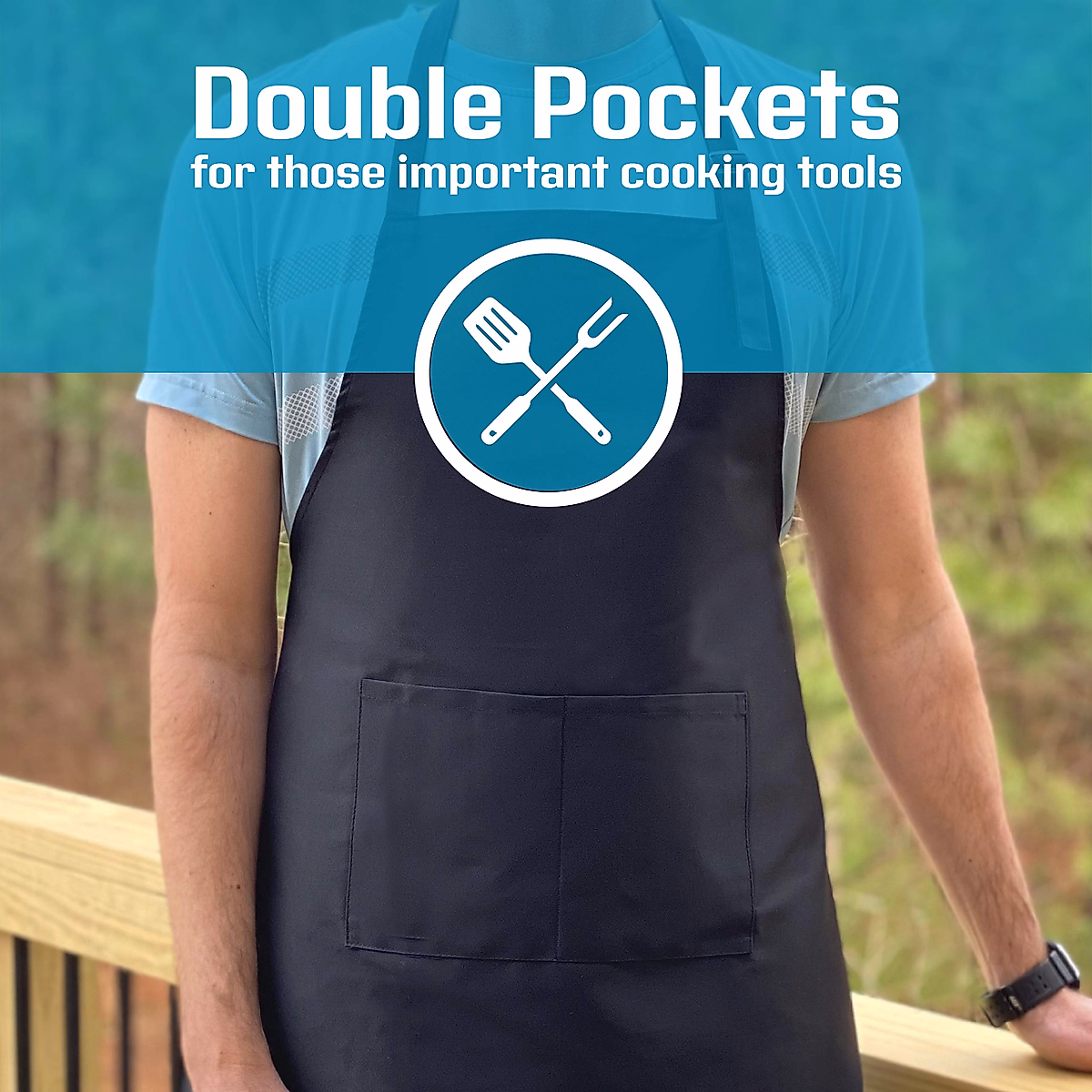 American Flag Grilling Tools Apron, Patriotic USA Apron, USA Apron For Men, BBQ Grill Apron, America Apron Black