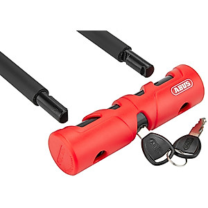 ABUS Ultimate 420 U-Lock + USH Bracket - Bike Lock with Round Shackle and Bracket - ABUS Security Level 12-140 mm Shackle Height, Black