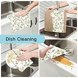 FRODOTGV Sunflowers Texture Pattern Kitchen Towel Microfiber Valentine Flour Sack Tea Towels Kitchen Terry Cloth Hand Towels Hand Towels Kitchen Decorative