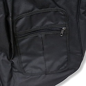 WUQIMUSC Cello Gig Bag soft case bag with Strong Straps Handle Practical Rainproof soft cello bag for 4/4 3/4 Cello,Black color