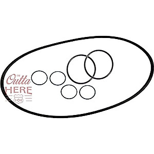I'M OUTTA HERE I-OH FX5 / FX6 O-Ring Seal Kit Replacements Compatible with Fluval A-20207, A-20210, A-20212