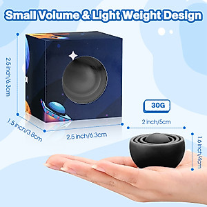 Mebokee Fidget Gyroscope Fidget Spinner Toy Party Favors Finger Toy Hand Fidget Spinner for Adult Kids -ADHD Anxiety Toys Stress Relief Reducer Black