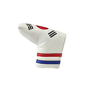Foretra - Limited Edition Korea Flag Golf Putter Headcover Quality PU Leather Magnetic Closure for Blade Style Putters