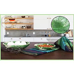 Alpha Living Home Handmade Countertop Fruit Basket, Resin Bowls for Kitchen, Restaurant, Dining Room, Decorative Table Centerpiece for Bread, Snack, Household Item Storage - Pack of 3