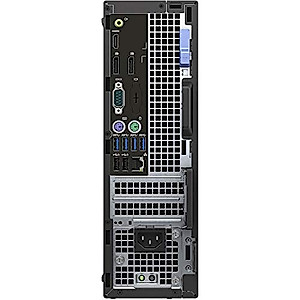 Dell Optiplex 5050 Intel Core i3-6100 X2 3.7GHz 8GB 500GB Win10, Black (Renewed)