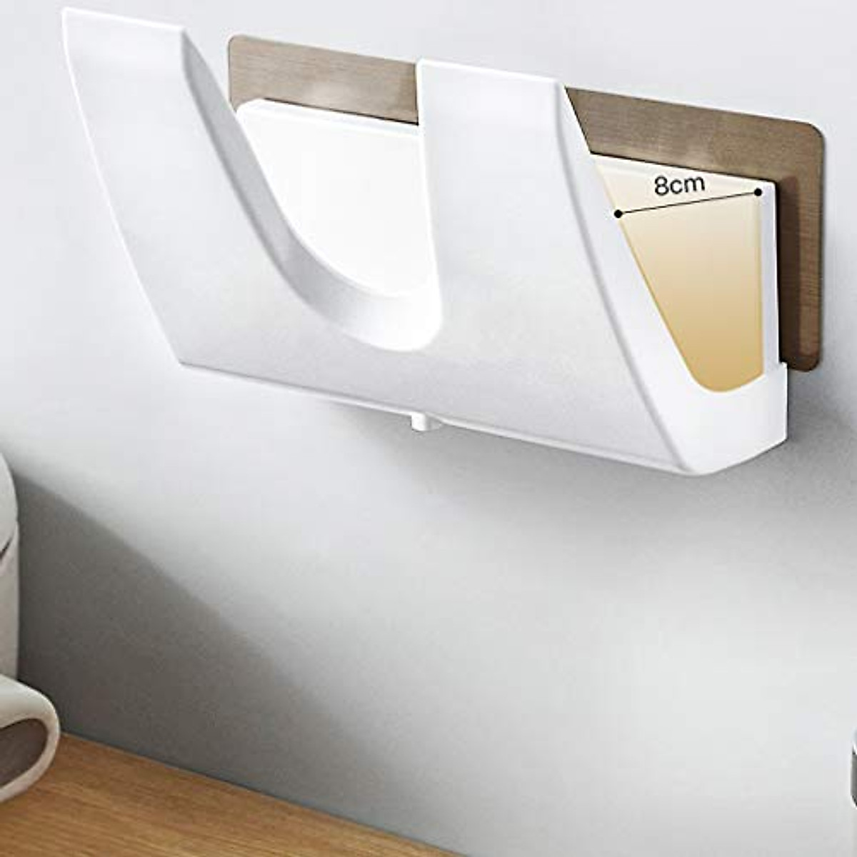 DRNKS Lid Rack Kitchen Suction Cup Wall-mounted Non-perforated Cutting Board Rack Cutting Board Rack Storage Shelf Artifact Applicable to kitchen stove