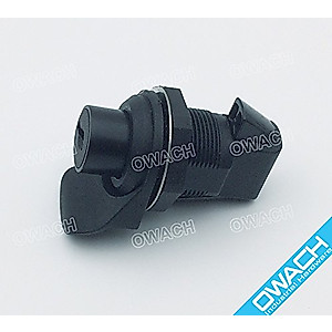 OWACH Push Button Latch with Locking for Marine Boat Tool Box, Glovebox, Radio Box, Electronic Box (with Locking, 1 Pack)