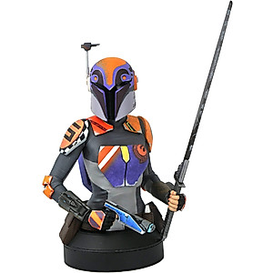 Gentle Giant Star Wars Rebels: Sabine Wren 1:6 Scale Bust, Multicolor