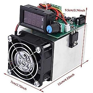 ZYM119 Electronic Load 0-10A 100W DC 12V Discharge Battery Capacity Tester Testing Module High Speed Fan Electronic Load 100W Circuit Board