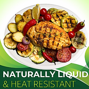 BIRCHIO 100PCS 100% Compostable White Oval Paper Plates(12in), Heavy Duty Disposable Plates, Eco-Friendly Dinner Plates, Biodegradable Salad, Meal, Dessert Plates, Perfect for Parties, Picnic, BBQ