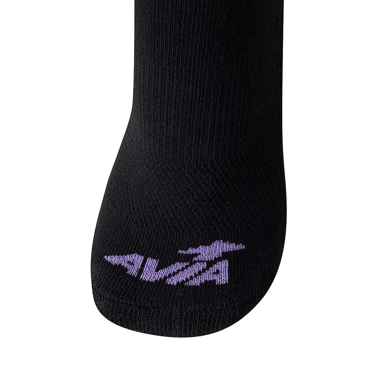 Avia Women's Athletic Socks - Lightweight Low Cut Running Socks (10 Pack), Size 9-12, All Black