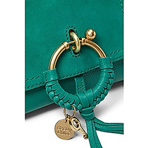 See by Chloe Joan Mini Hobo Leather & Suede Ceylan Green One Size
