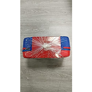 iVoler Carrying Storage Case for Nintendo Switch/Switch OLED Model,Portable Travel All Protective Hard Messenger Bag Soft Lining 18 Games for Switch Console Pro Controller & Accessories Red+Blue