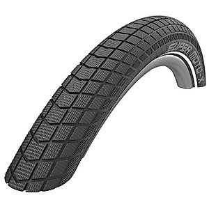 Schwalbe Super Moto-X Tire - 26 x 2.4, Clincher, Wire, Black/Reflective , Performance Line, GreenGuard, SnakeSkin