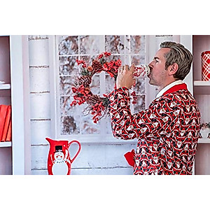 Funny Christmas Santa Beer Can Cooler Stocking Stuffer Party Favor Gift for Men Adult- Set of 2 (Its the Most Wonderful Time for a Beer)