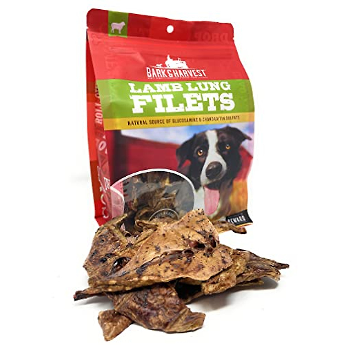 Superior Farms Pet Provisions Lamb Lung Dog Treats | All Natural Dog Snacks from Our Farms | Real Protein Dog Chews | 100% Lamb. (Lung Fillets (8 oz.))